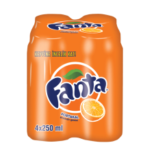 Fanta Portakal Kutu 4x250 ml