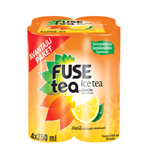 Fuse Tea Limon Kutu 4x250 ml