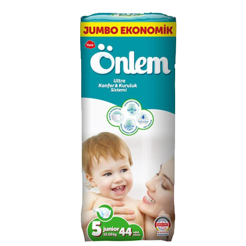Önlem Çocuk Bezi Jumbo Ekonomi Junior 44'Lü