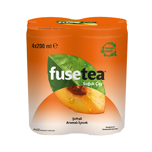 Fuse Tea 4x 200 Ml Şeftali Kutu