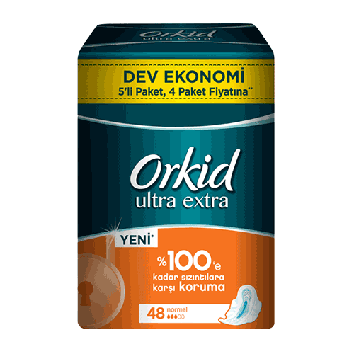 Orkid Ultra Extra Hijyenik Ped Normal Dev Ekonomi Paketi 46 Ped