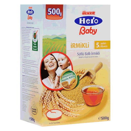 Ülker Hero Baby Sütlü Ballı İrmikli Kaşık Maması 500 gr