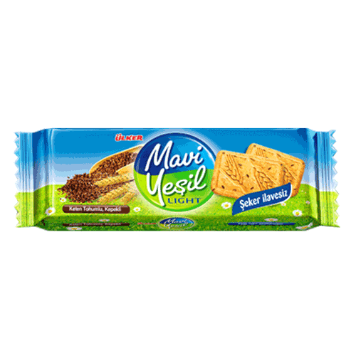 Ülker Mavi Yeşil Keten Tohumlu Bisküvi 50 gr